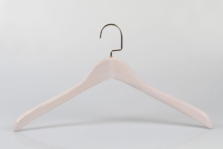 Washed Wooden White Hanger - The Albex Group